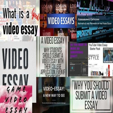 A Brief Introduction to the Video Essay | PPT
