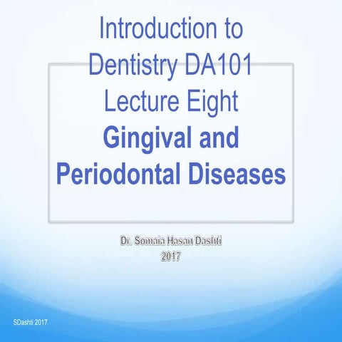 Intro eight gingival and periodontal diseases | PPTX