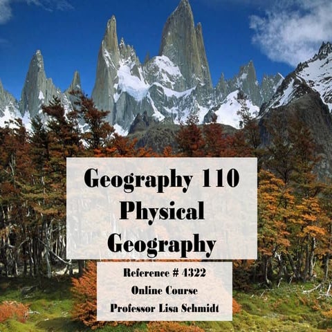 Intro fall 2015 online physical geography | PPT