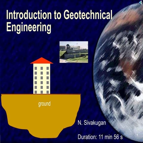 Introduction to Geotechnical engineering | PPT | Civil Engineering Industry | Industries