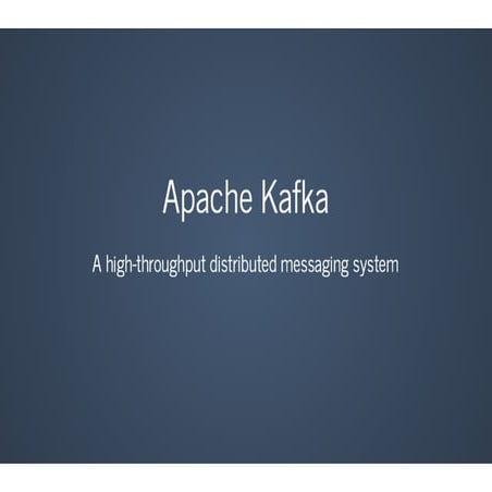 Introduction to Apache Kafka | PPT