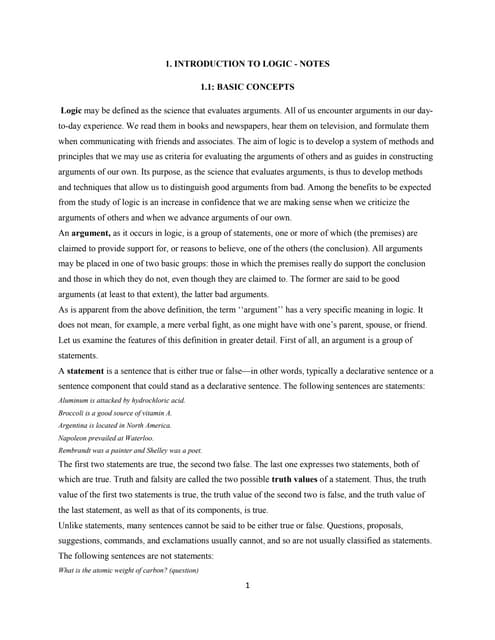 1.1 arguments, premises, and conclusions | PPT