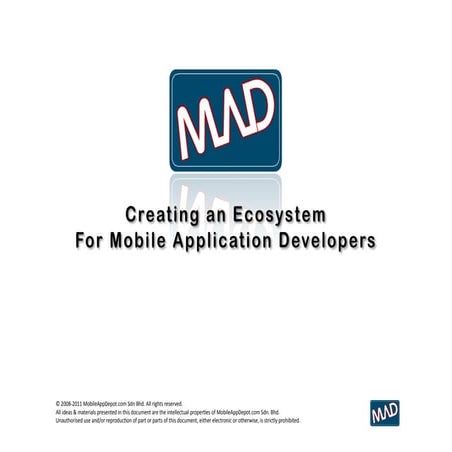 The MAD Program : Creating an Ecosystem for Mobile Application ...