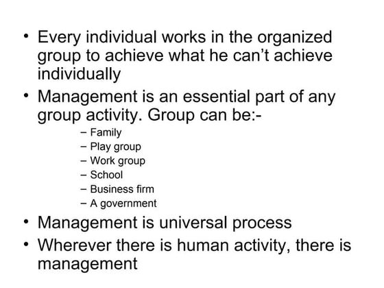 Definitions of management by various author | PPTX | Executive Leadership & Management | Business