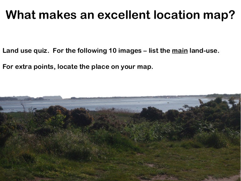 What so I include on an annotated map