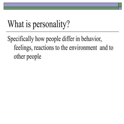Introduction to personality.ppt