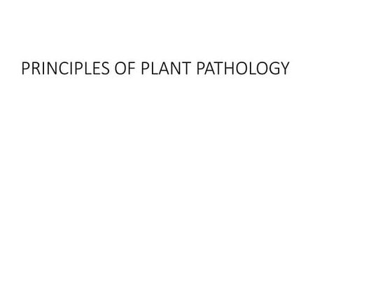 Importance of plant diseases | PPTX | Infectious Diseases | Diseases and Conditions