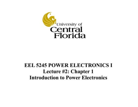 Teaching Utility Applications of Power Electronics in a First Course on ...