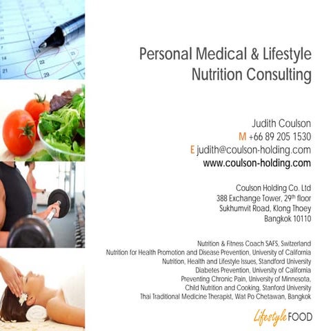 Personal, customized Nutrition Consulting | PDF