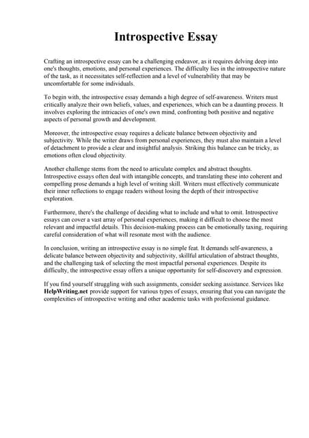 Critical Reflection Essay Example.pdf