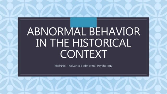 Psychological Statistics Chapter 1 | PPTX