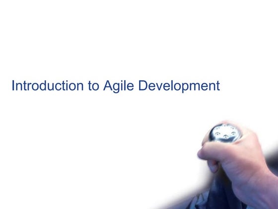 Introduction to agile | PPT