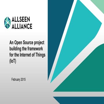 An Open Source Project for the IoT | PPT