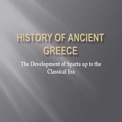 Intro To Ancient Greece Part 3 | PDF
