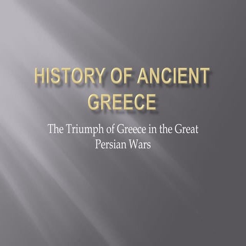 The greeks at war! | PPT