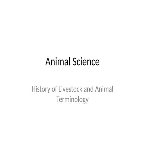 Intro to animal science Terra [Autosaved].pptx