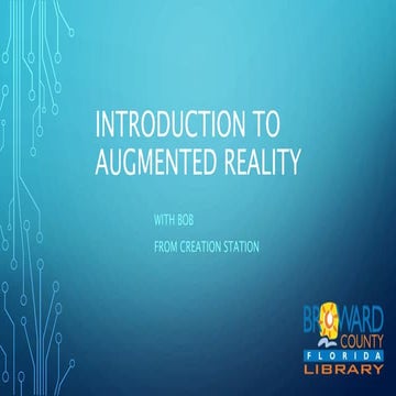 Introduction to Augmented Reality | PPTX