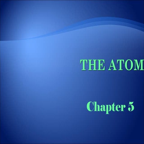 Intro to Atoms and Atomic Theory | PPT