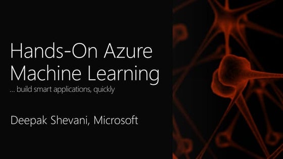 Machine learning with TensorFlow | PPT