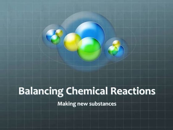 Types of chemical reactions | PPT