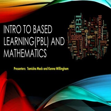 Using Project Based Learning in Mathematics | PPTX | Educational Assessment | Education