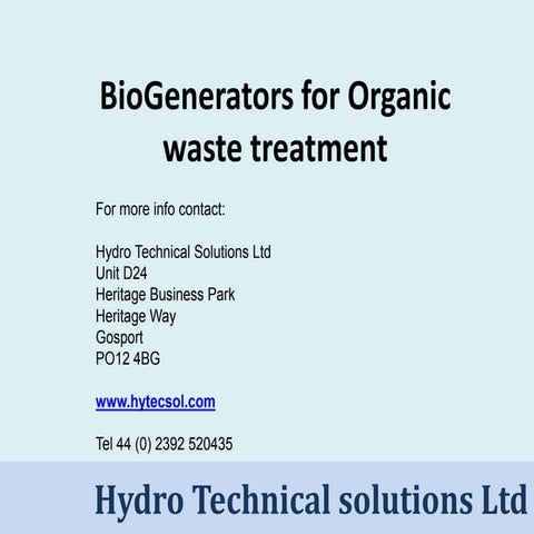 Introduction to Biological generator design | PPT