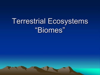 Types Of Ecosystems | PPT