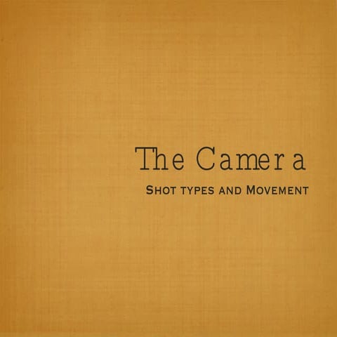 Intro to camera | PPT