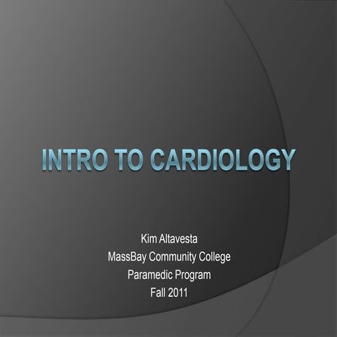 Intro to cardiology | PPTX
