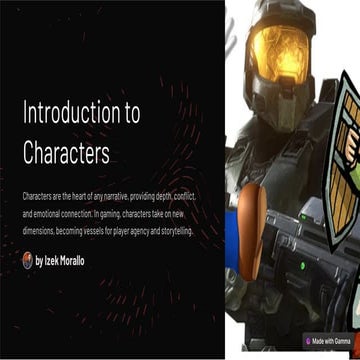 Introduction to Characters in Game Design | PPT