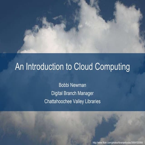 Introduction to Cloud Computing | PPT