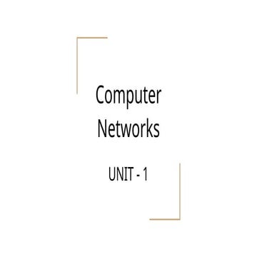 Media Access Control in Computer Networks - UNIT 2 | PPTX
