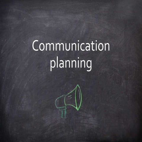 Introduction to communication planning | PPTX