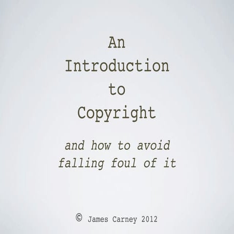 Intro to copyright__uk version | PPT | Free Download