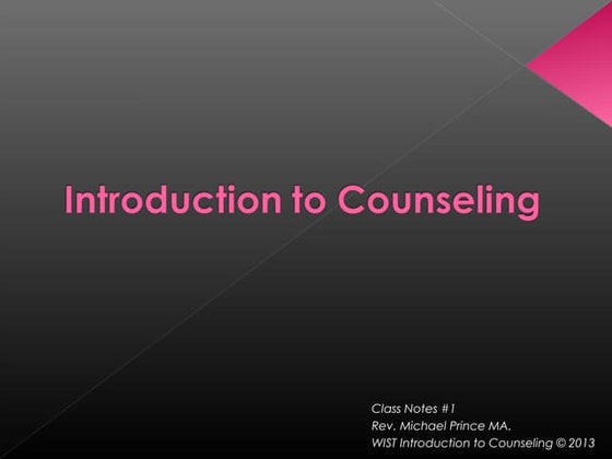 History of Counseling Timeline | PPT