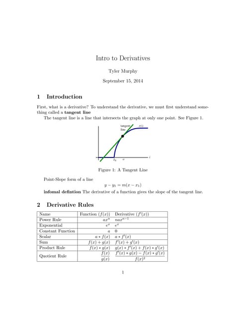 The derivative | PPT