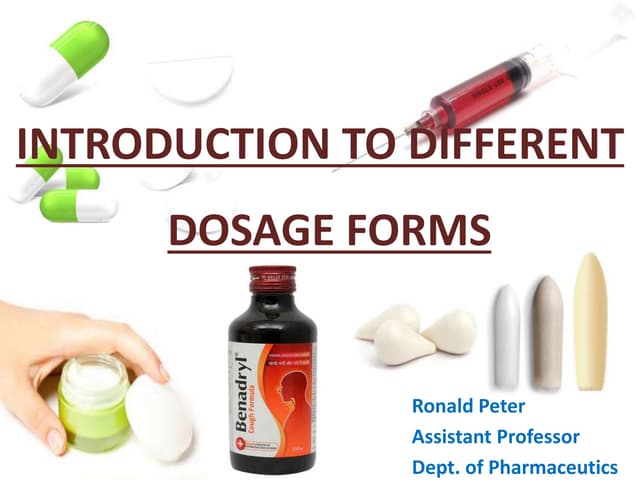 Pharmaceutical Dosage Forms | PDF