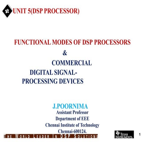 TMS320C6X Architecture | PPTX