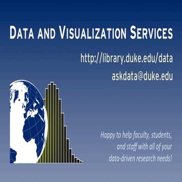 Duke Data and Visualization Services | PPT