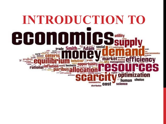 Introduction to Economics | PPTX