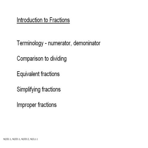 Introduction to Fractions | PPT
