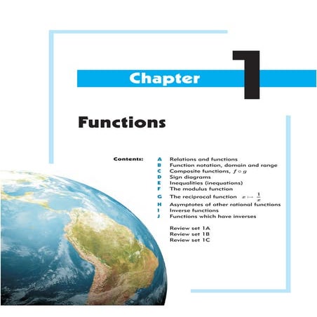 A Chapter On The Introductions To Functions Pdf