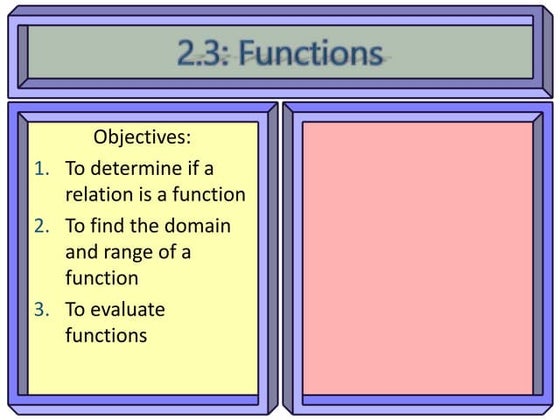 Domain and range | PPT