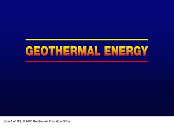 Geothermal energy presentation | PPT | Power and Energy Industry ...
