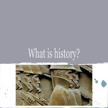 Intro to history | PDF