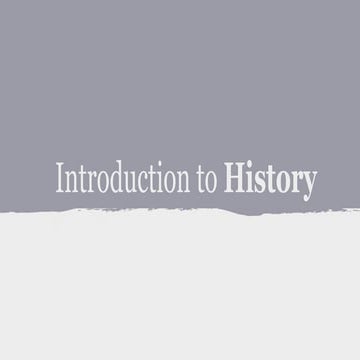 Intro to History (By Cecilia). Social Sciences, ESO. | PPT