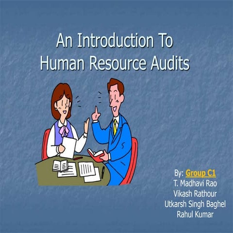 Intro to hr audit | PPT