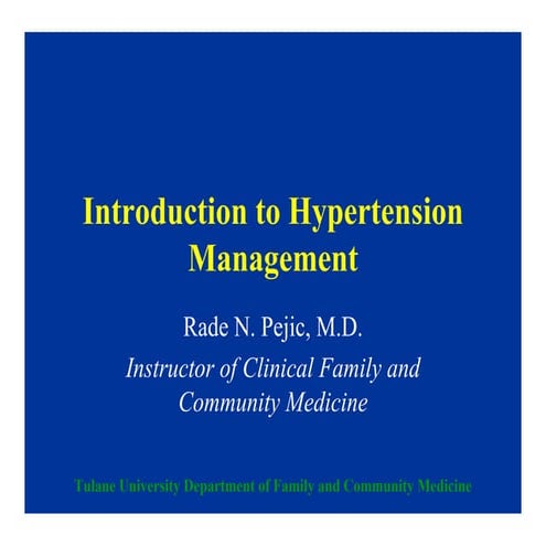 Hypertension | PPT