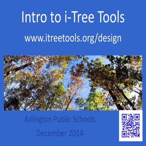 Intro to i-Tree Tools | PPT