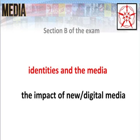 Intro to identity A2 media | PPTX | Technology & Computing